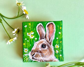 Bunny Rabbit Original Painting - Etsy