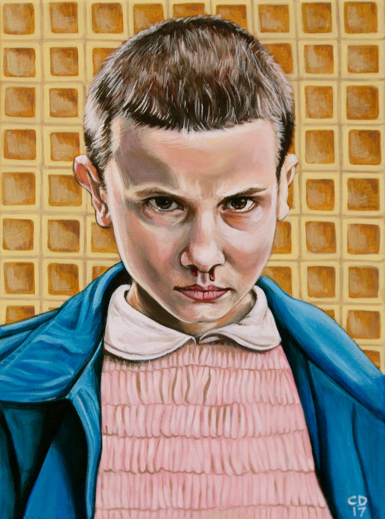 Stranger Things Portrait of Eleven - Etsy