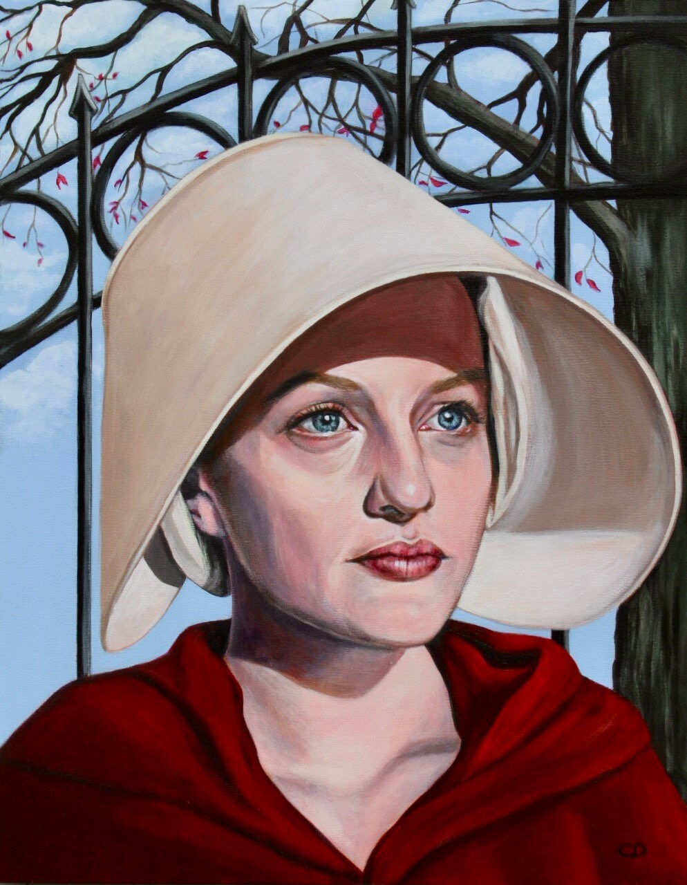 The Handmaid's Tale Portrait of June original painting | Etsy