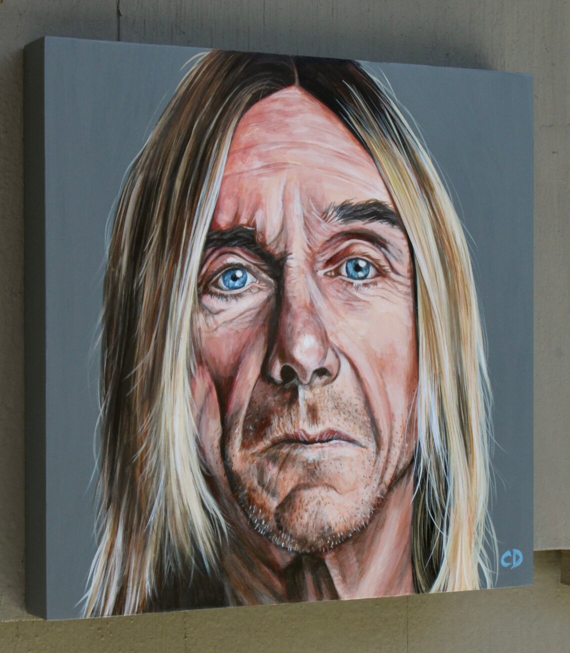 Iggy Pop Portrait Original Painting - Etsy