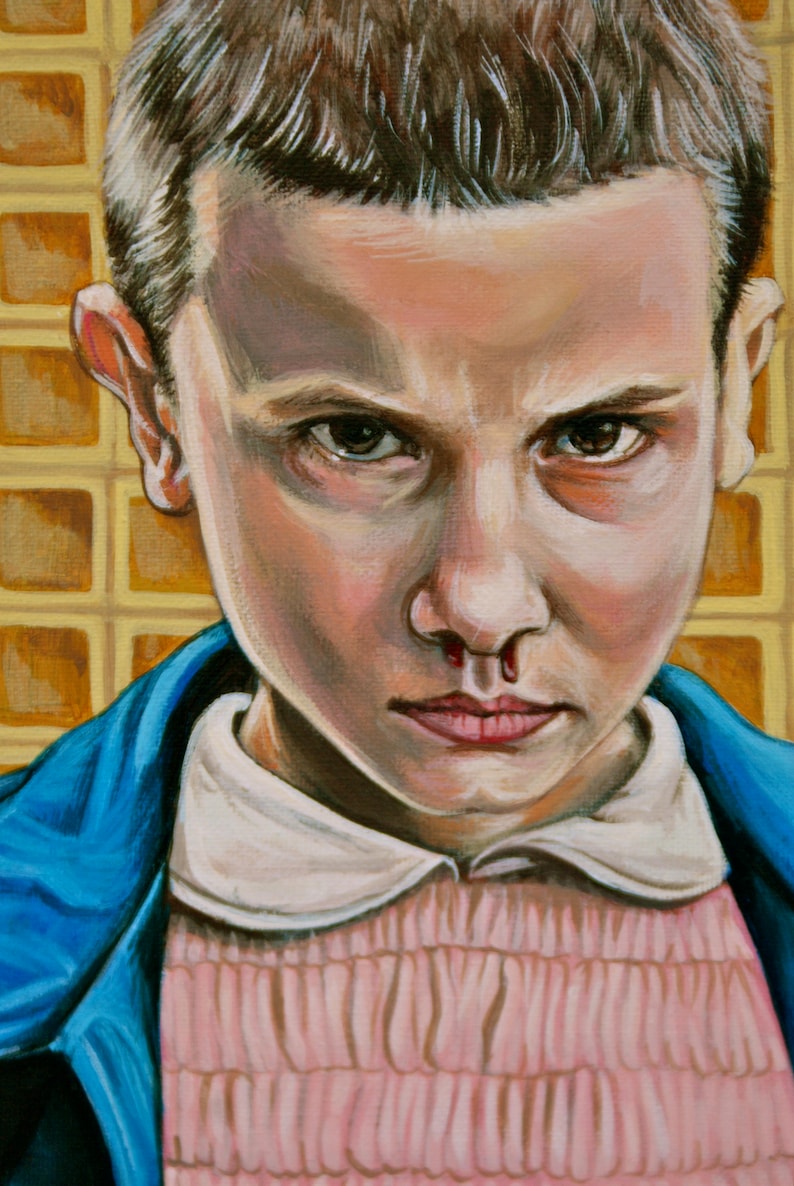 Stranger Things Portrait of Eleven - Etsy