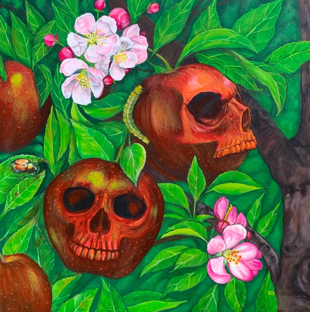 A Few Bad Apples Original Painting - Etsy