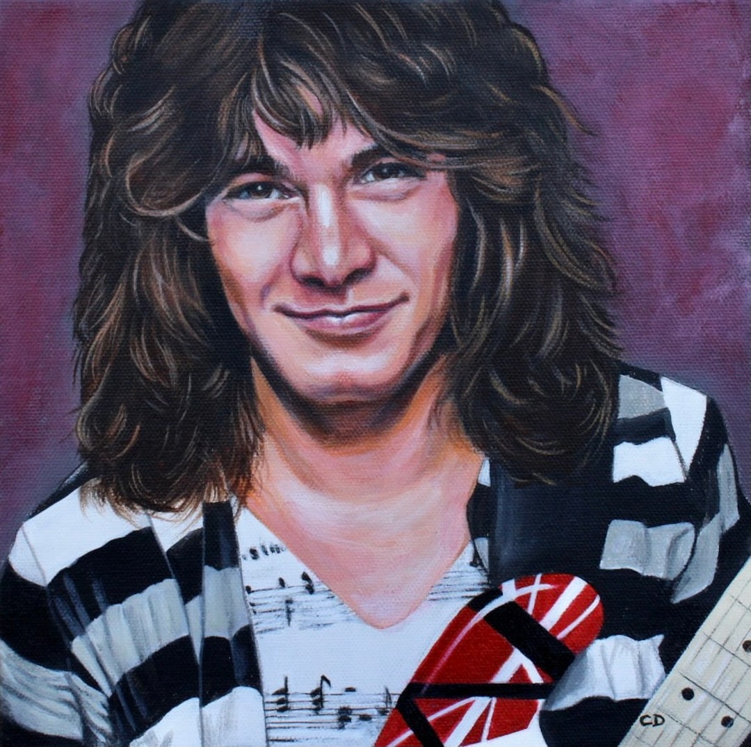 Eddie Van Halen Portrait - Etsy