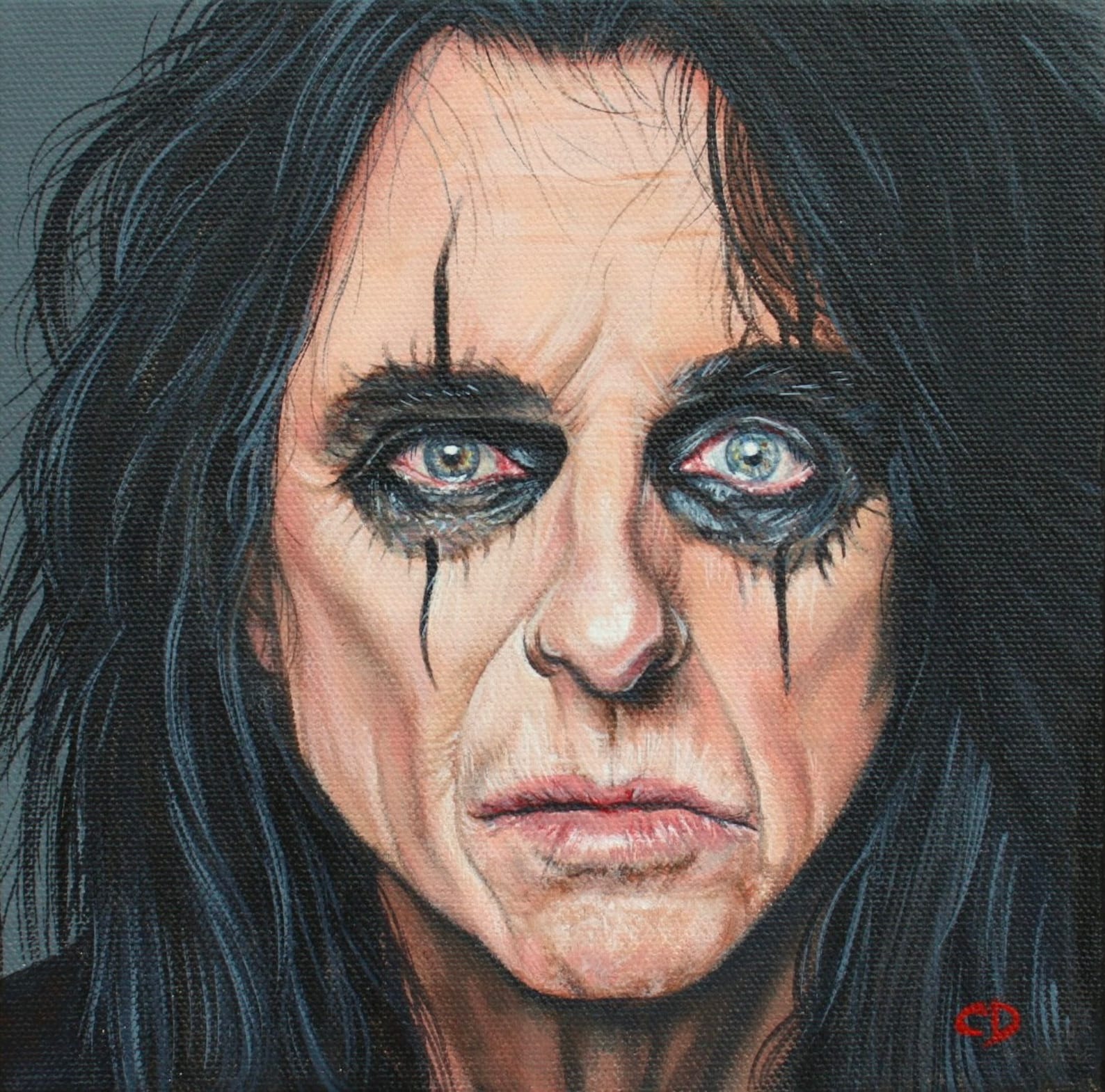 Alice Portrait Original Painting - Etsy