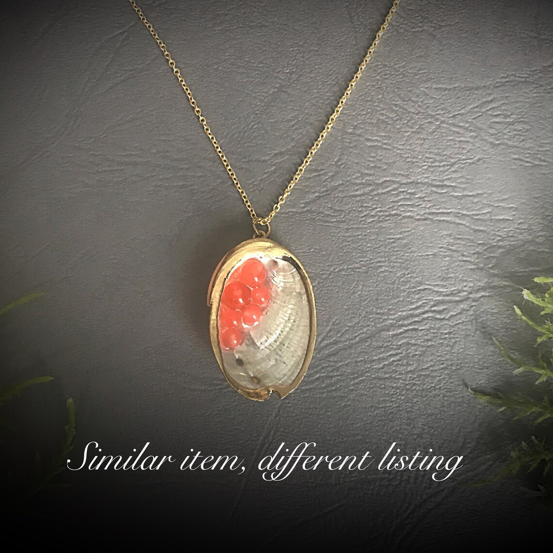 Seashell Necklace Handmade Jewelry Handmade Pendant - Etsy