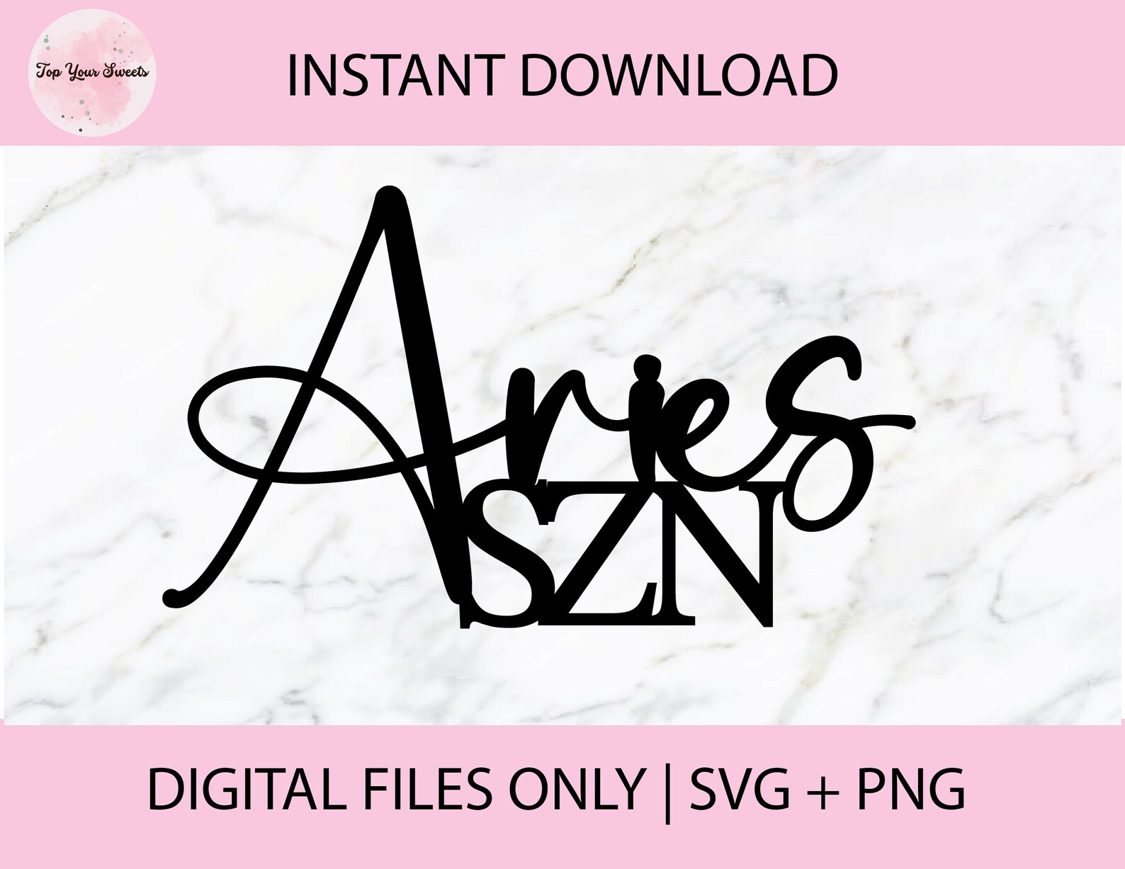 Aries SZN SVG, PNG Digital Files Cut File, Print File, Cricut, Laser ...