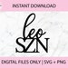 Taurus SZN SVG, PNG Digital Files | Cut File, Instant Download, Cricut ...