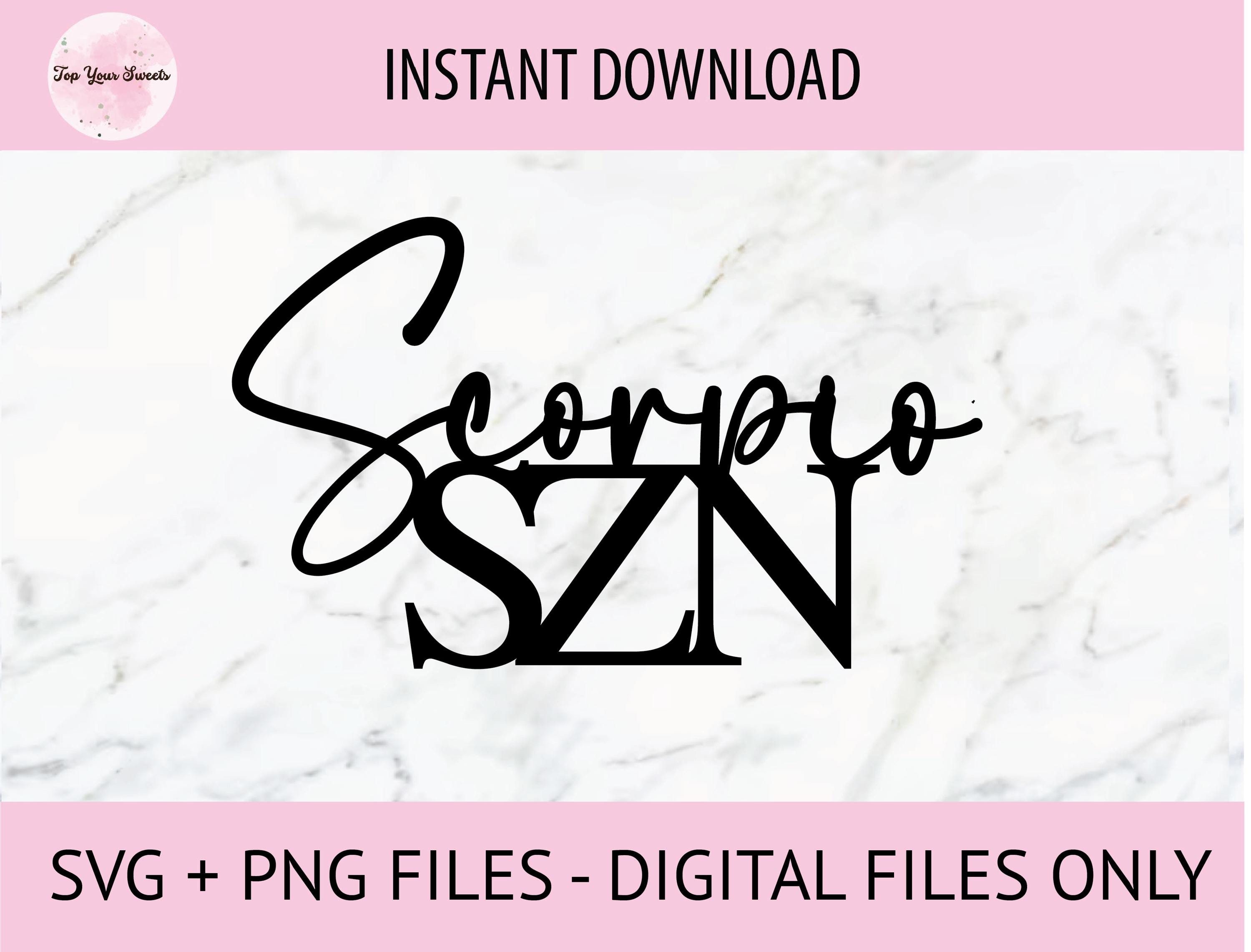 Scorpio SZN SVG PNG: Cut File, Print File (digital Download) - Etsy