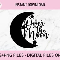 Over the Moon - Etsy