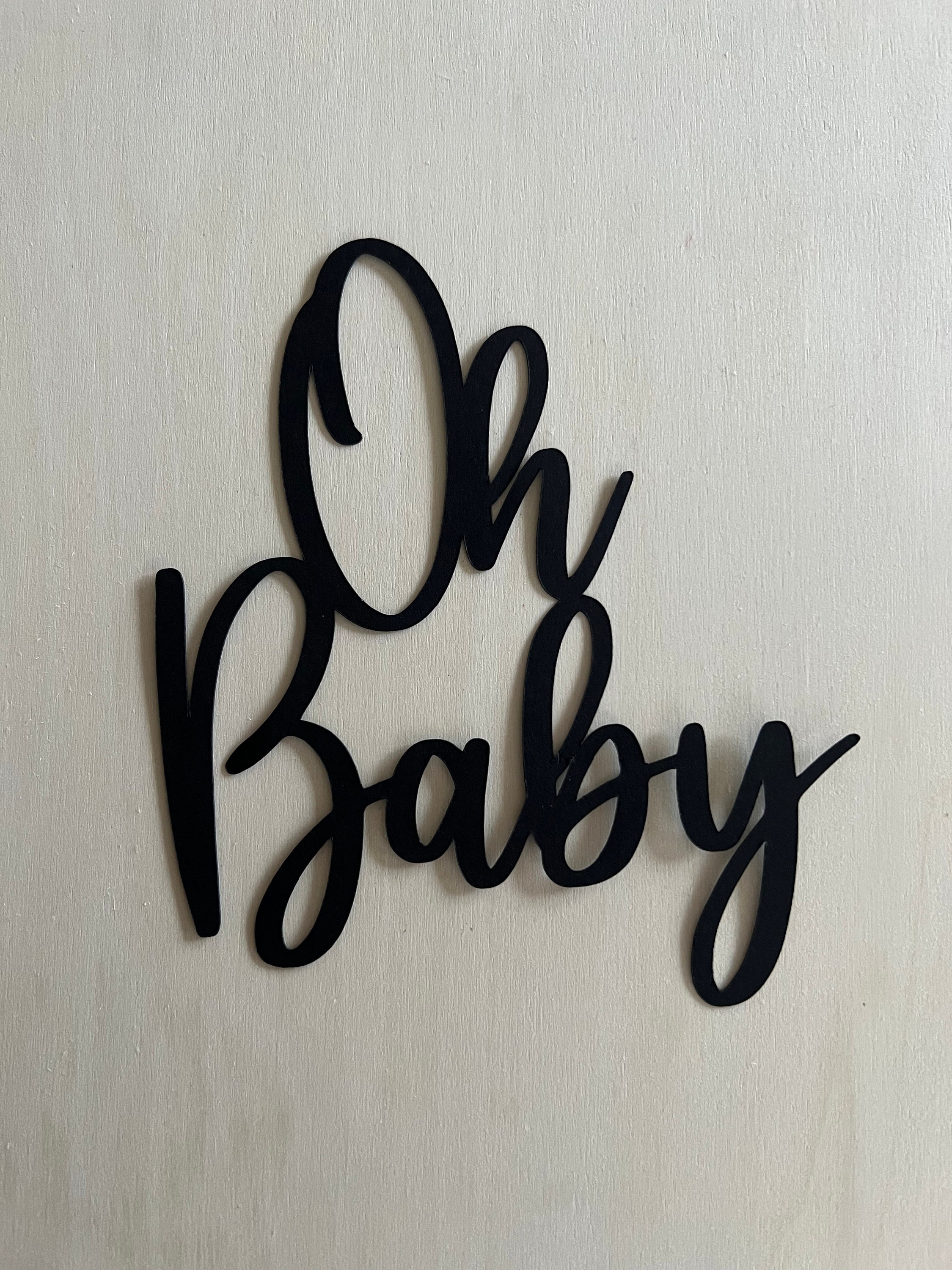 Oh Baby SVG, PNG Digital Files Cut File, Print File, Cricut, Cake ...