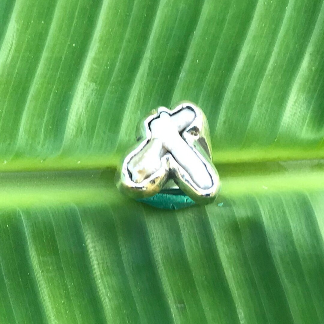 No835 Natural Tennessee River Pearl in a 950 Sterling Silver Ring Size ...