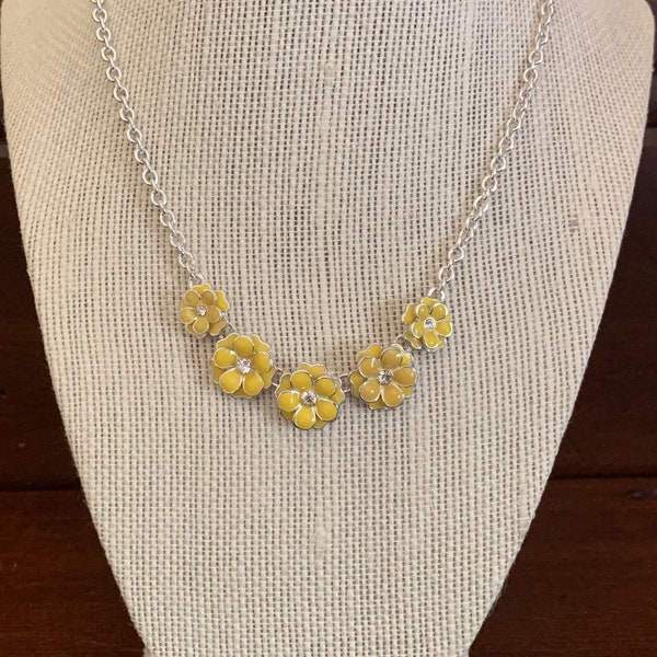 Yellow Necklace - Etsy