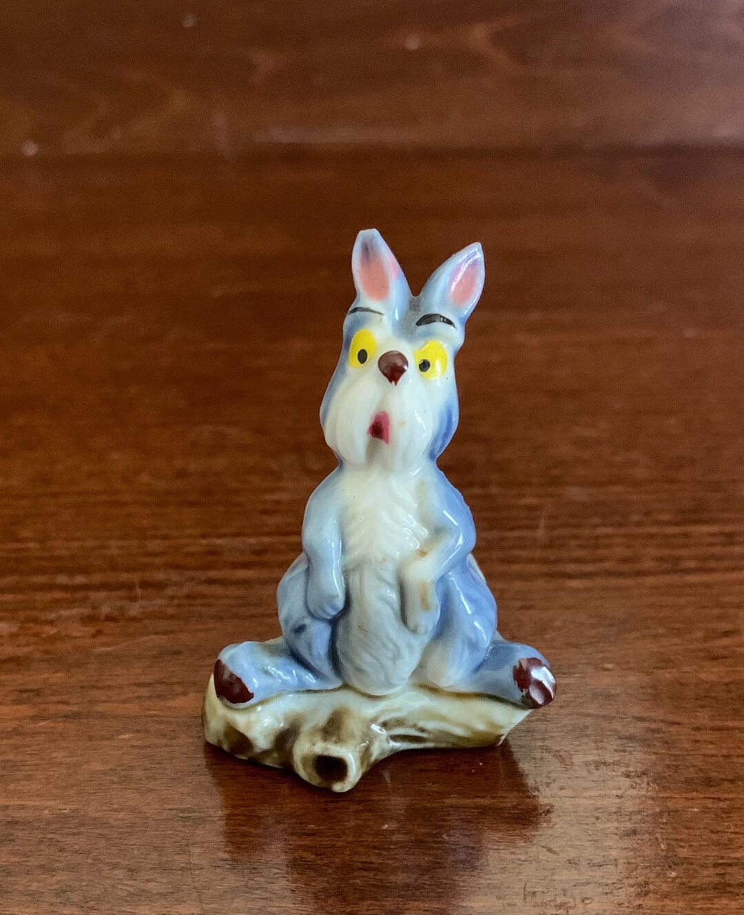 Vintage 1960s Wade Whimsie RARE Merlin the Hare Figurine-disney Hatbox ...