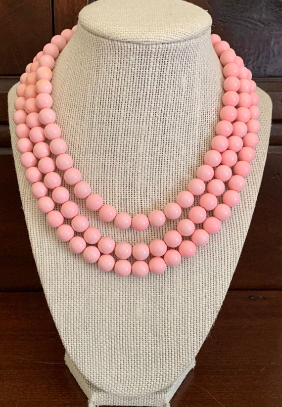 Coral colored bead three - Gem