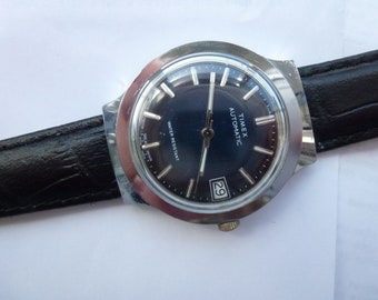 Vintage 1978 Timex Automatic Water Resistant Day & Date Men's Watch W ...