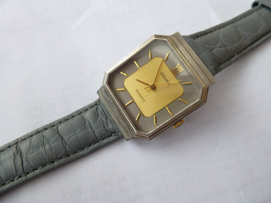 Vintage Seiko Quartz Tank Shape Ladies Watch - Etsy