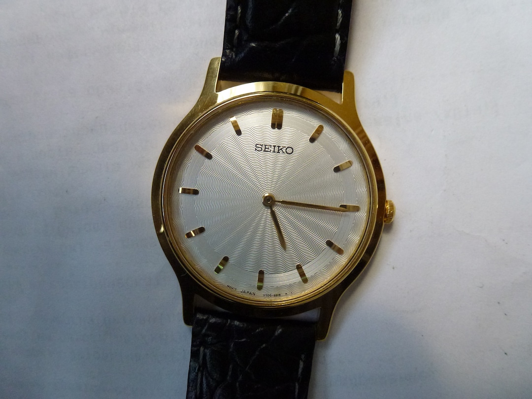 Seiko Quartz Vintage Japan Made Gold Tone Wrist Watch - Etsy