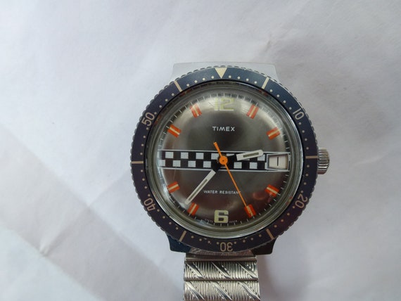 Timex diver vintage mechanical 70s mens watch - Gem