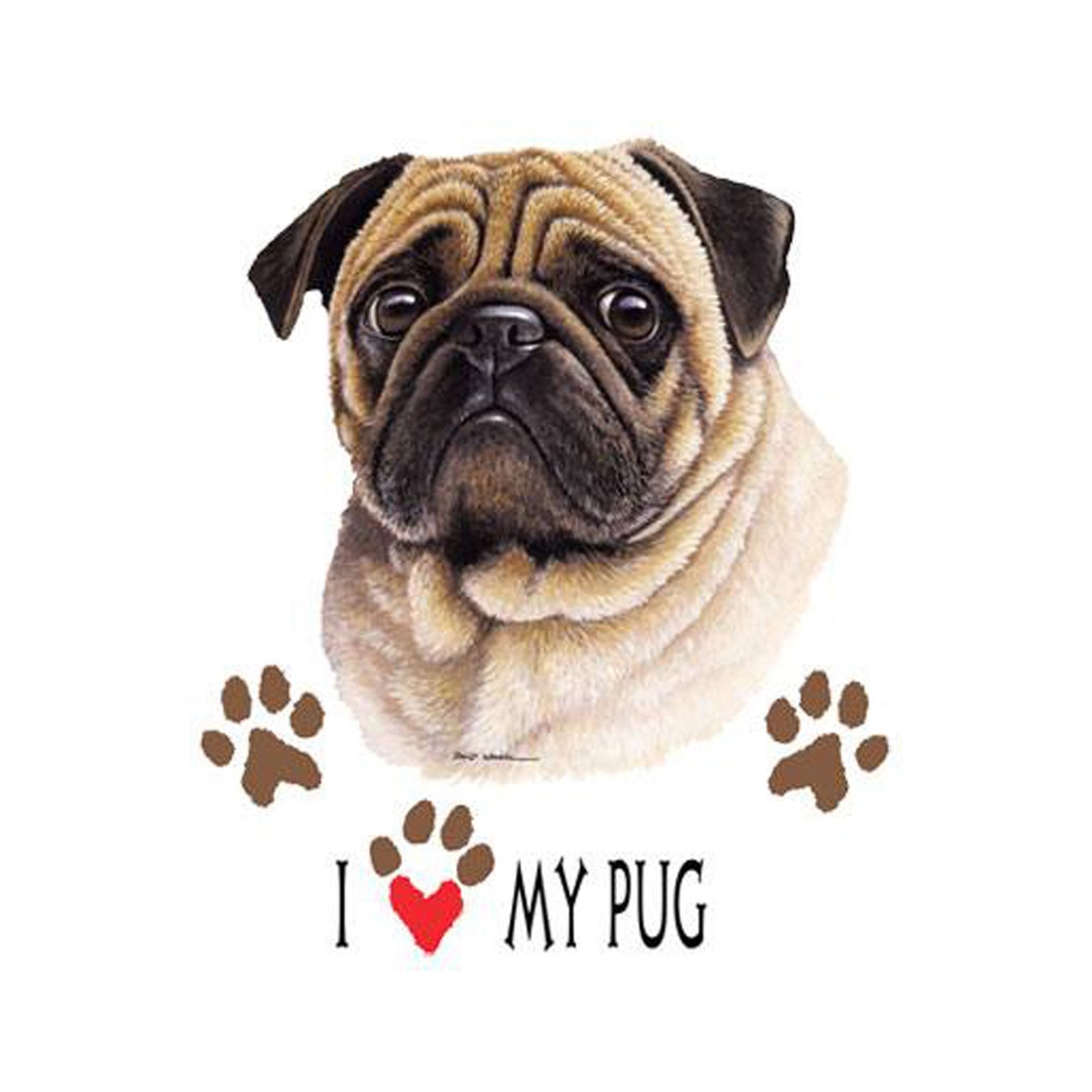 Pug Fabric Panel, Kona Cotton, Quilt Pillow Tote (18x18in) - Etsy