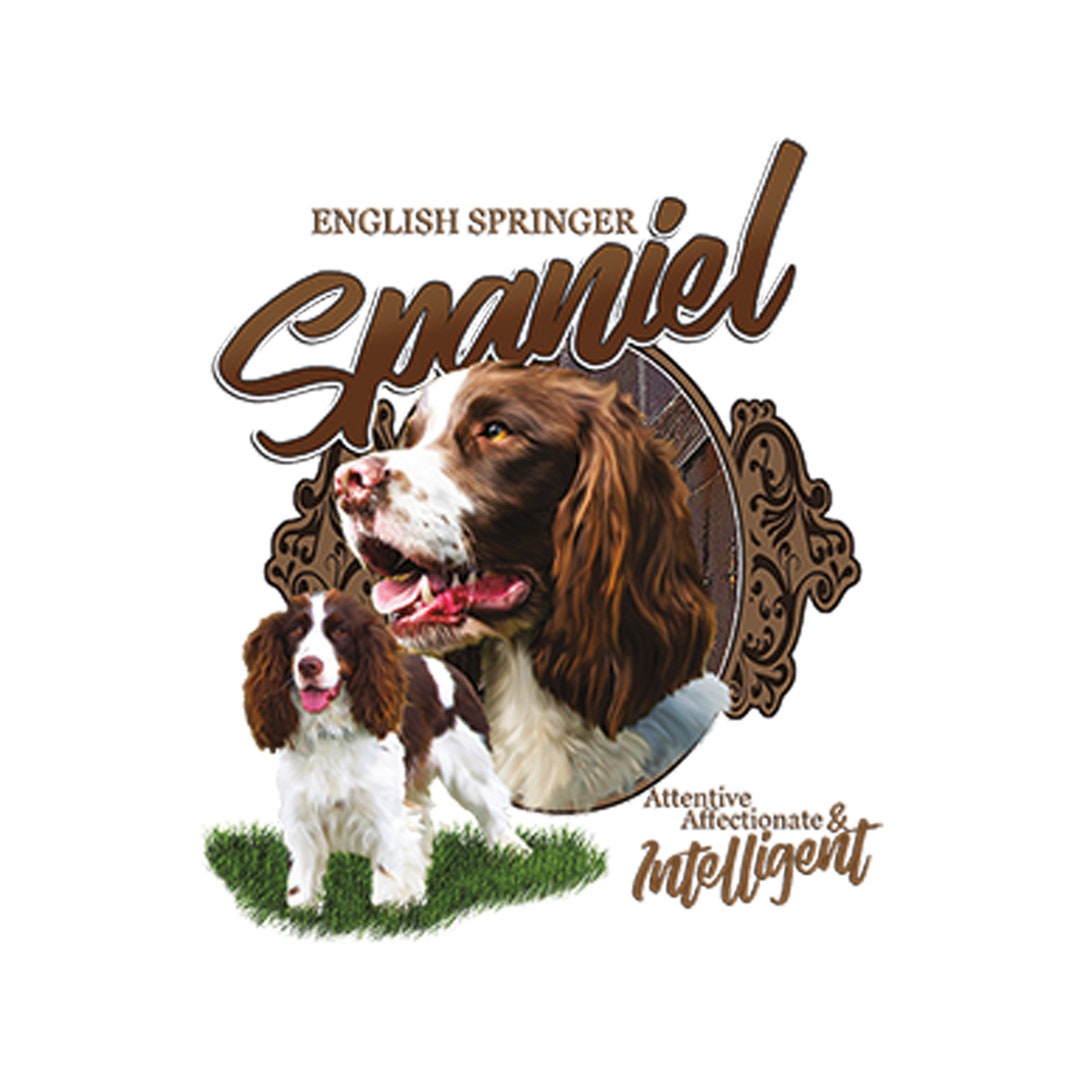 English Springer Spaniel on Kona Cotton, Cotton Blend or Duck Canvas ...