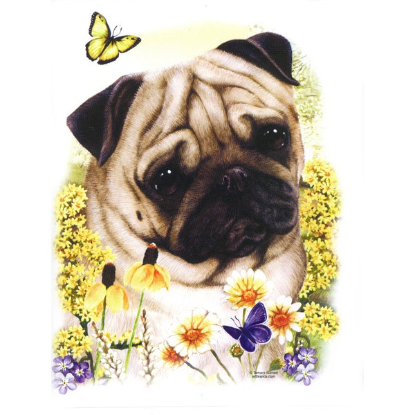 Pug Art Print - Etsy