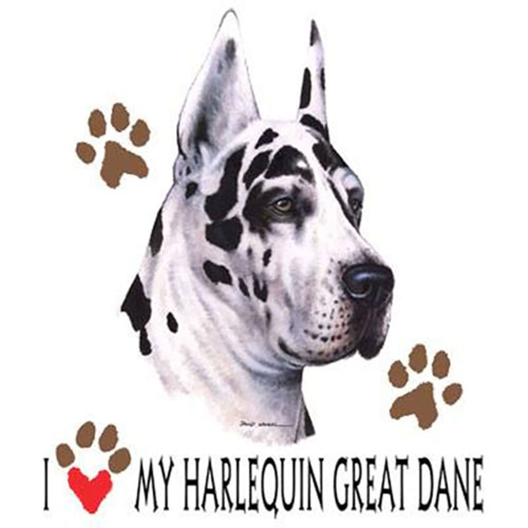 Great Dane on Kona Cotton, Cotton Blend or Duck Canvas Fabric Panel to ...