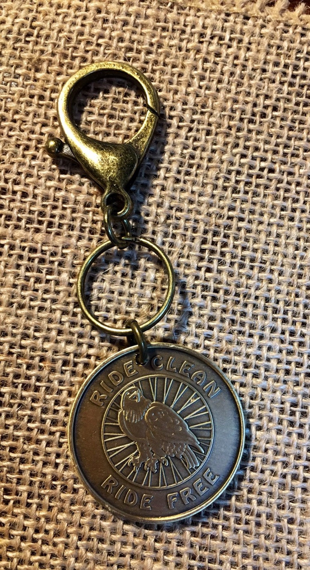 Ride Clean Ride Free Recovery Keychain Recovery Keyring Mens Recovery ...