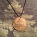Men's Bronze AA Medallion Pendant, Camel With Recovery Triangle - Etsy