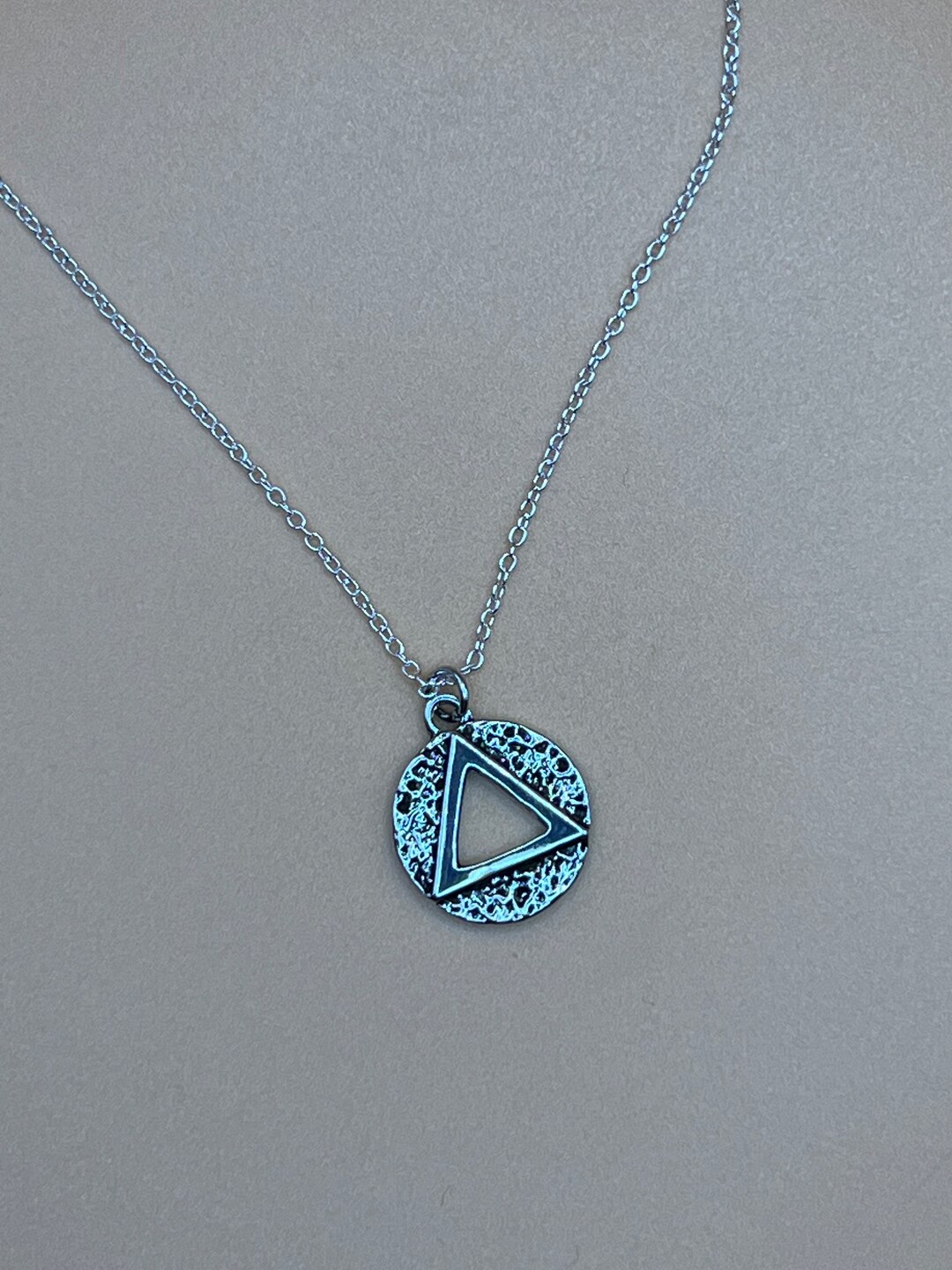 AA Pendant Necklace for Women or Men in Sobriety Recovery, Alcoholics ...