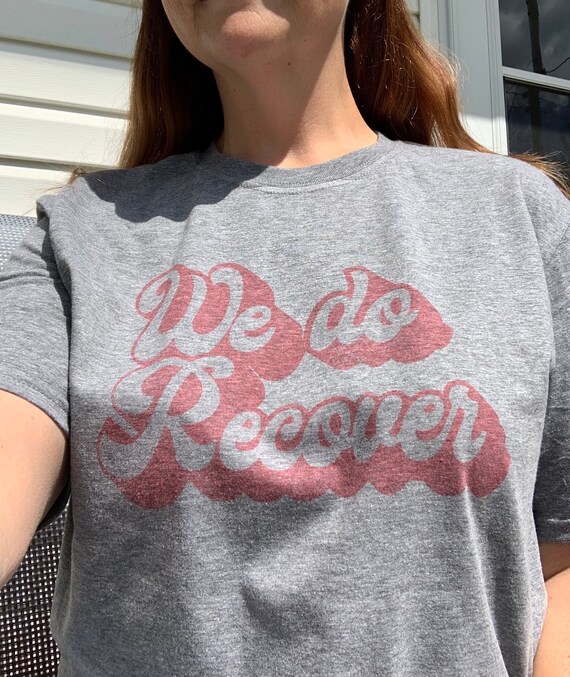 We Do Recover Grey Retro Vintage T-shirt - Etsy