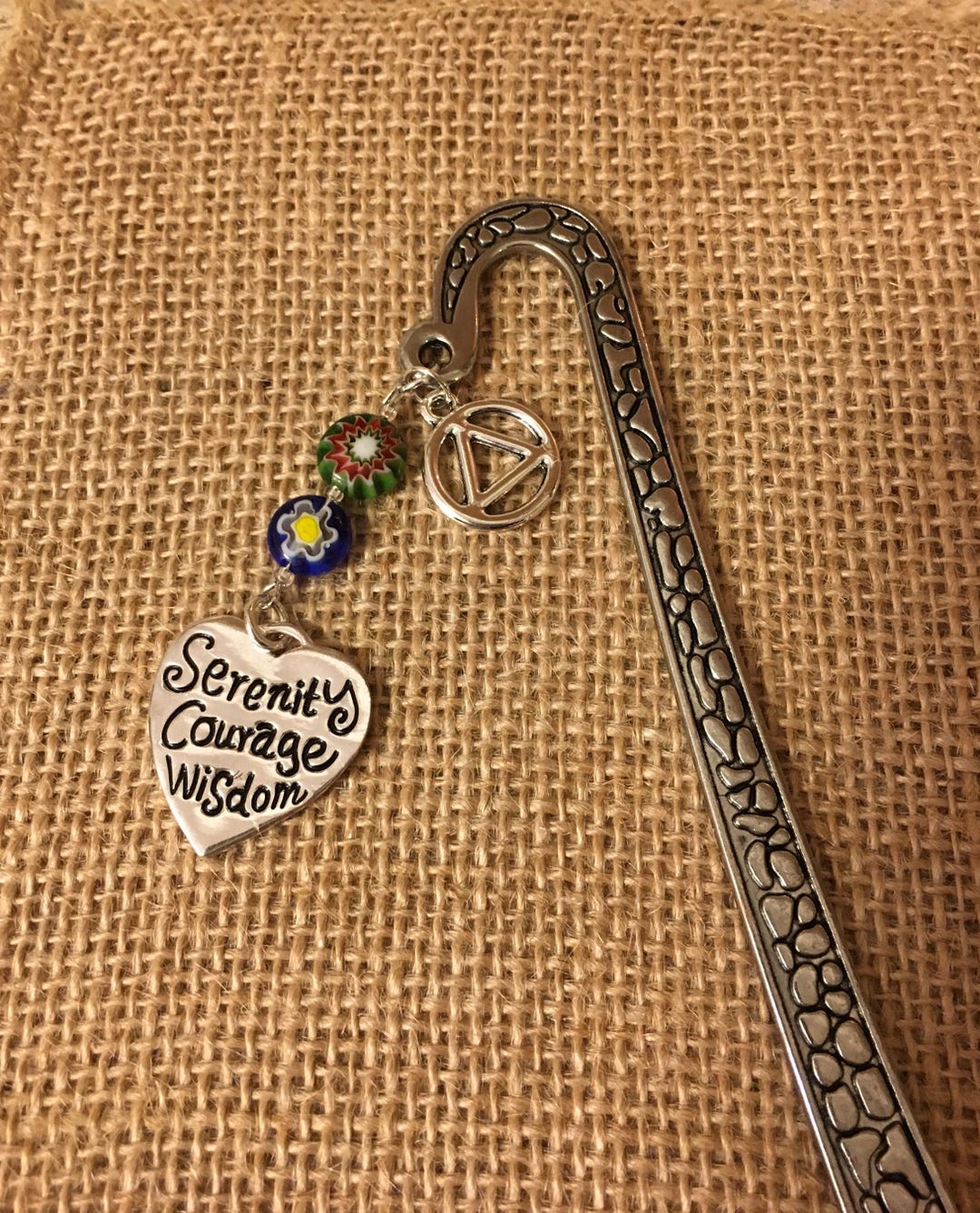 Serenity, Courage Wisdom Bookmark With Recovery Symbol, AA or NA ...