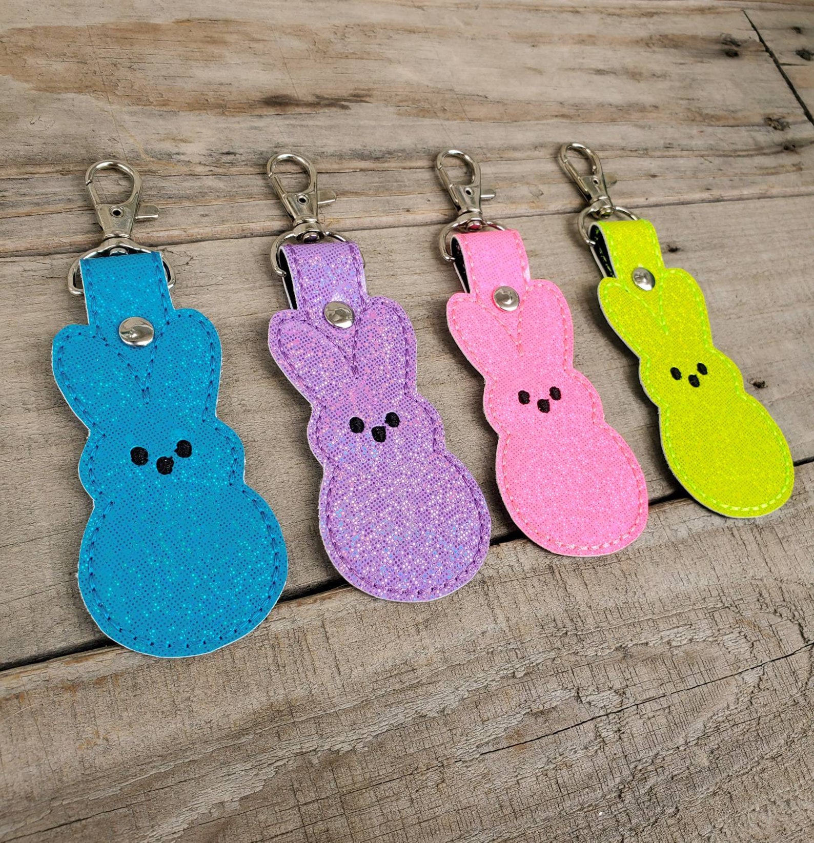 Peeps Keychain Marshmallow Zipper Pull Easter Bunny Backpack - Etsy
