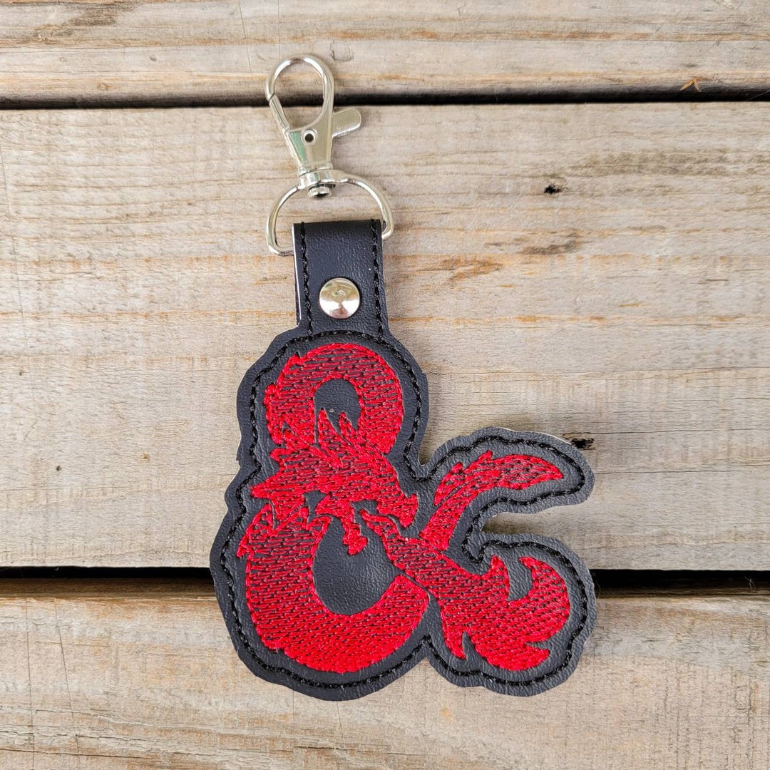Dungeons and Dragons Keychain DND Charm Ampersand Key Fob - Etsy UK