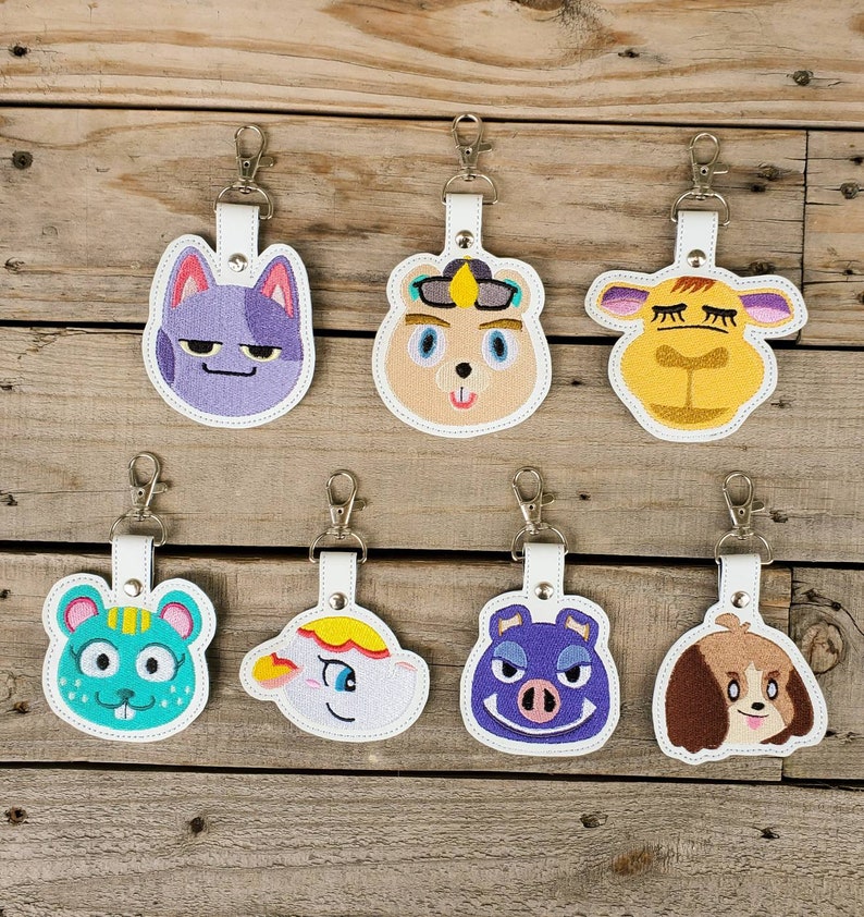 Animal Crossing Keychains Character Bag Charms Raymond Tangy - Etsy Canada