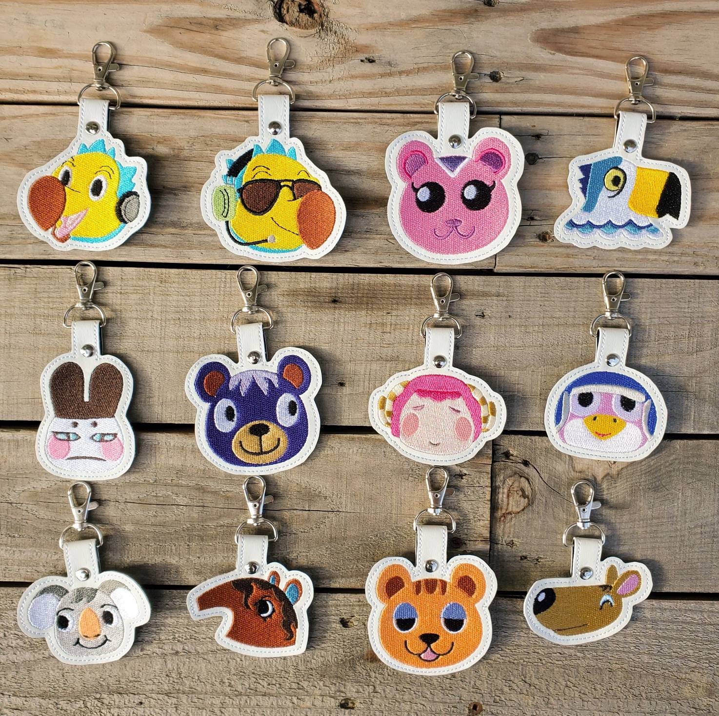 Animal Crossing Keychains Character Bag Charms Raymond Tangy - Etsy Canada