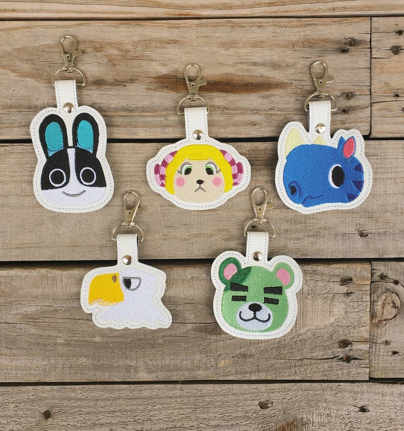 Animal Crossing Keychains Character Bag Charms Raymond Tangy - Etsy Canada