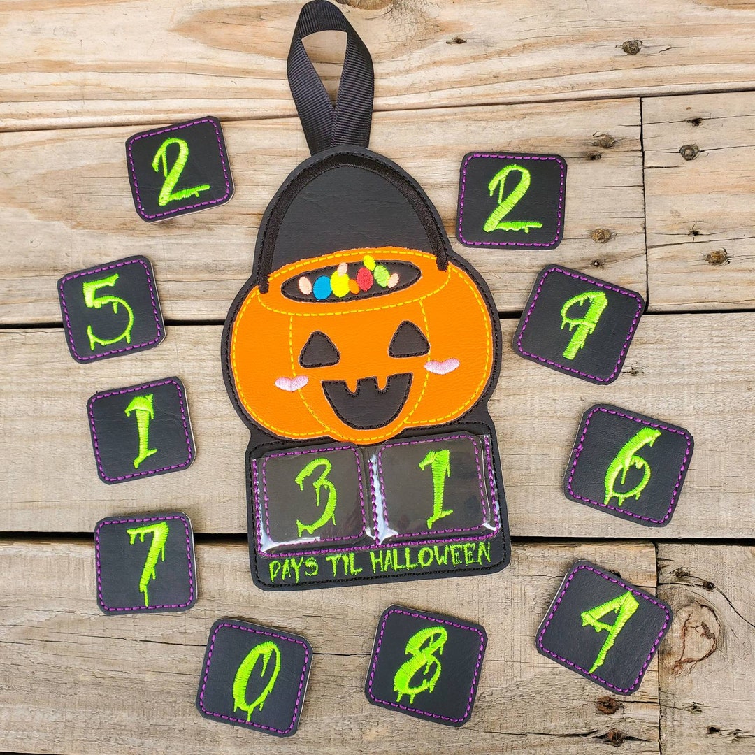 Halloween Countdown Calendar, Halloween Advent, Countdown to Halloween ...
