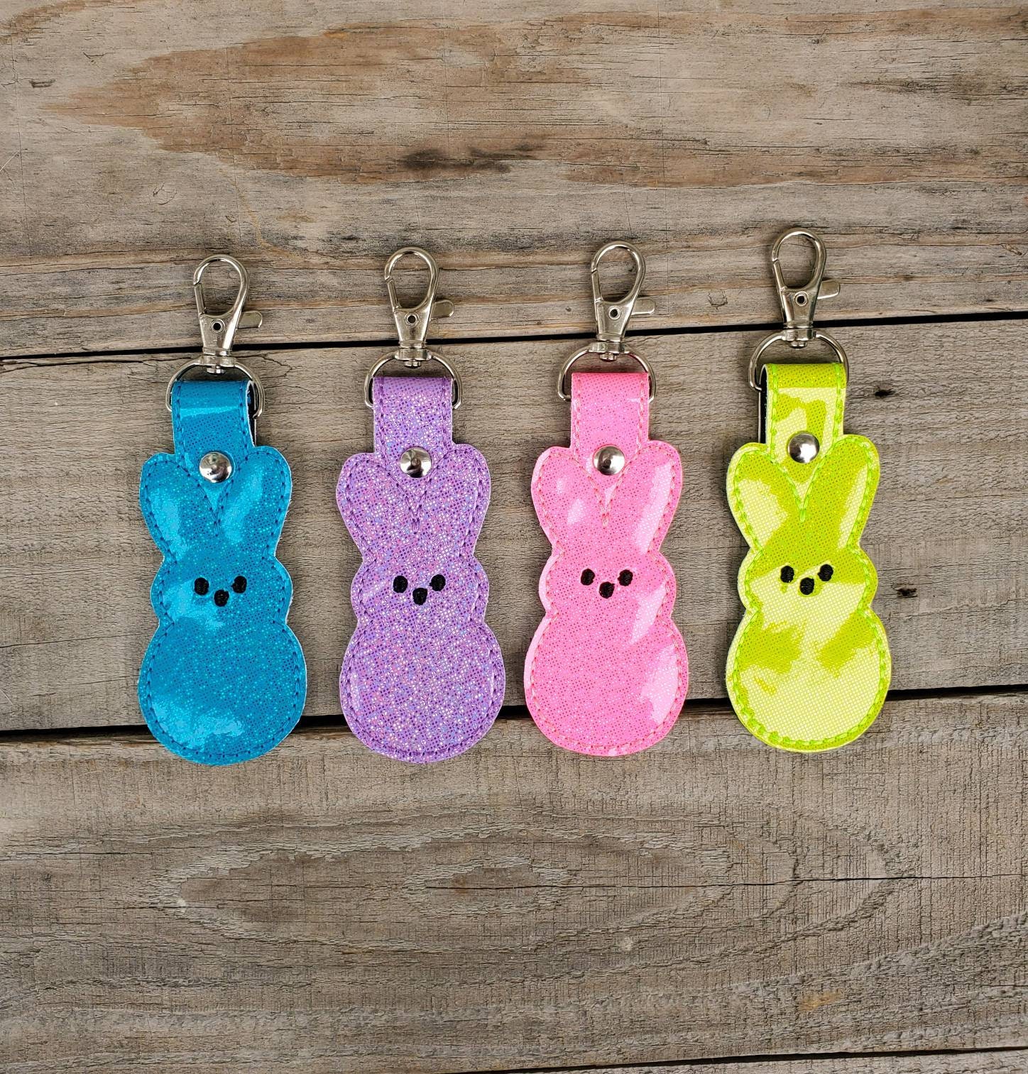 Peeps Keychain Marshmallow Zipper Pull Easter Bunny Backpack - Etsy