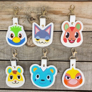 Animal Crossing Keychains, Character Bag Charms, Raymond Tangy Tom Nook ...