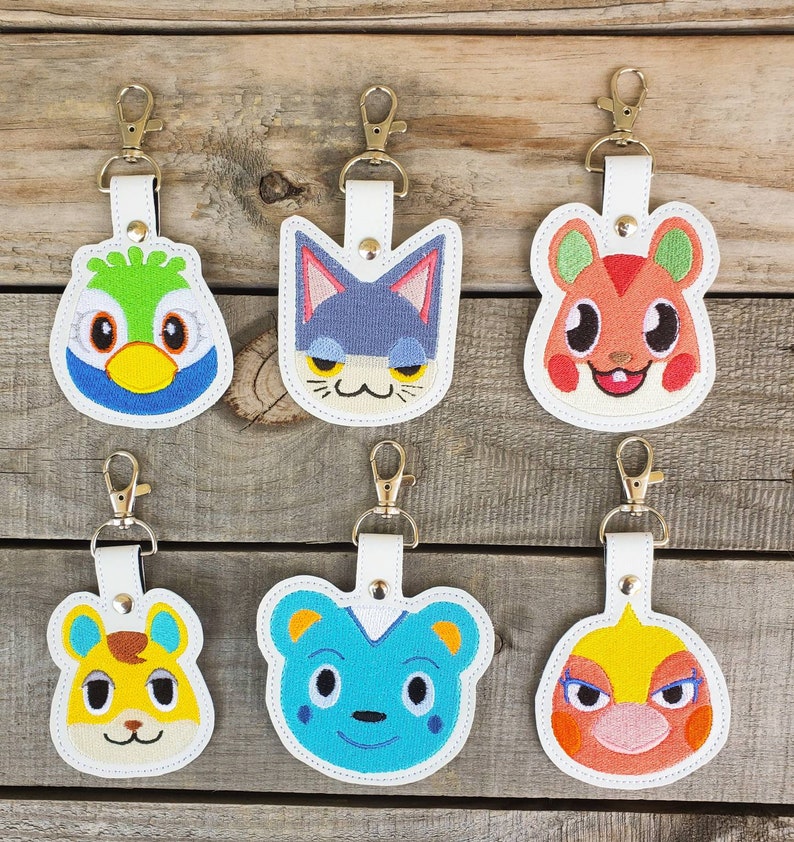 Animal Crossing Keychains Character Bag Charms Raymond Tangy - Etsy Canada