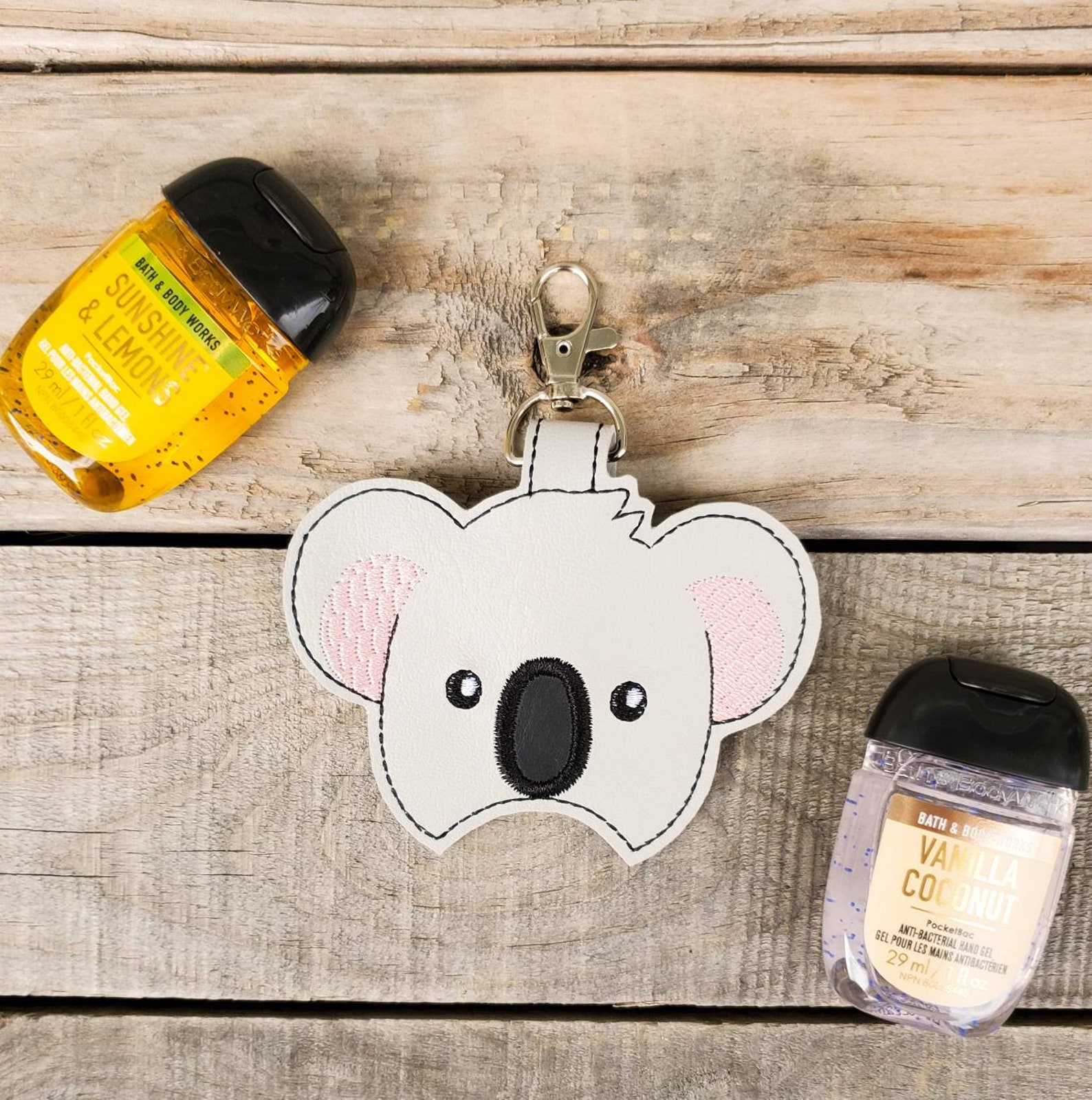 Koala Hand Sanitizer Holder australian backpack clip hand | Etsy
