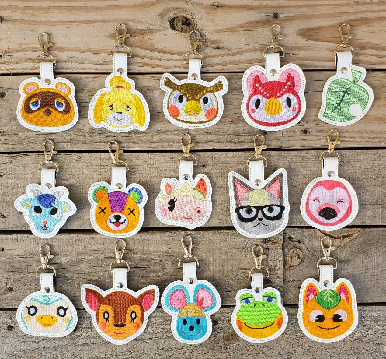 Animal Crossing Keychains Character Bag Charms Raymond Tangy - Etsy Canada