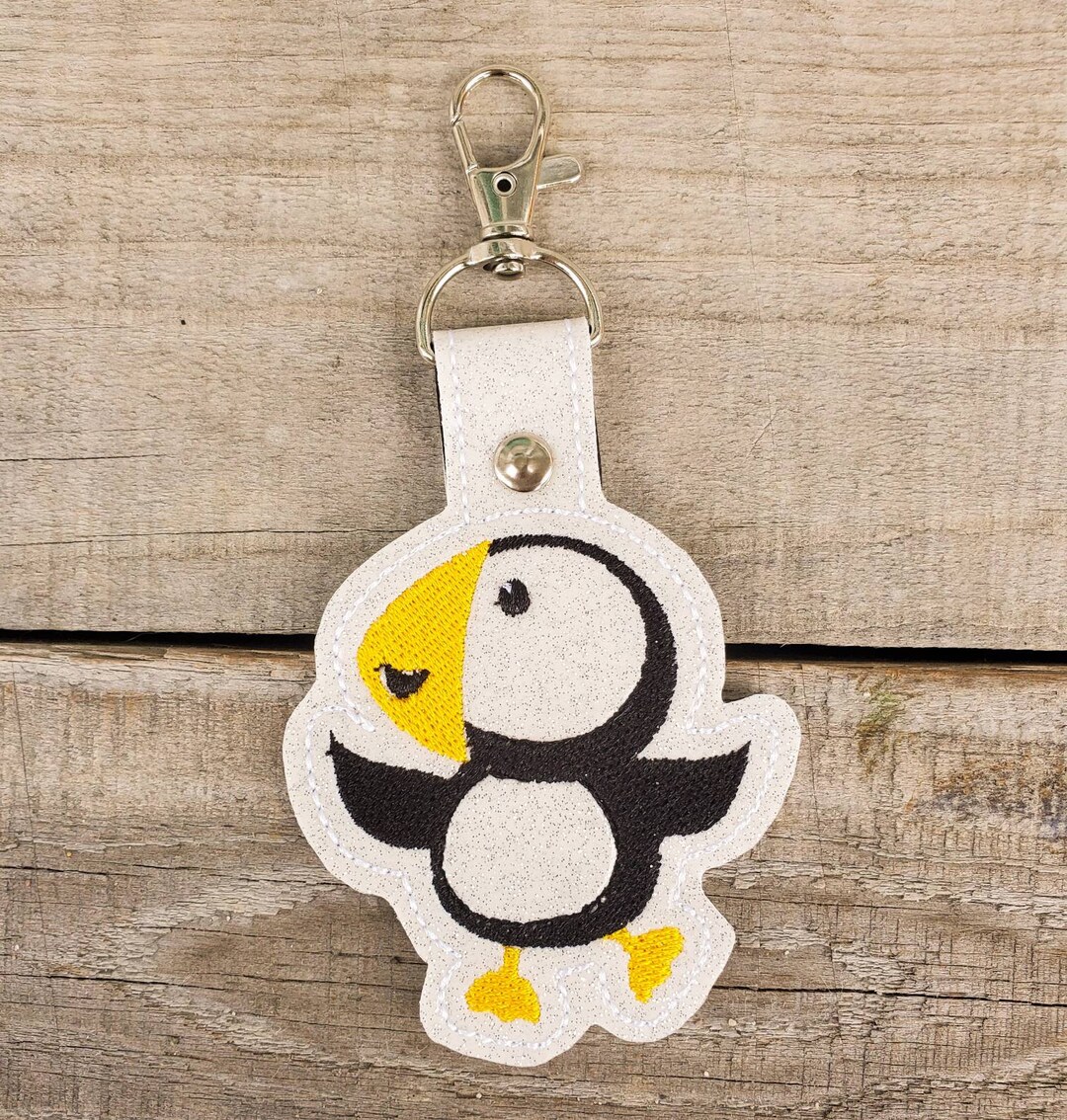 Puffin Keychain, Kawaii Puffin Backpack Charm, Animal Zipper Pull ...