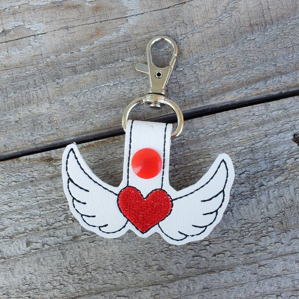 Angel Wing Key Chain - Etsy
