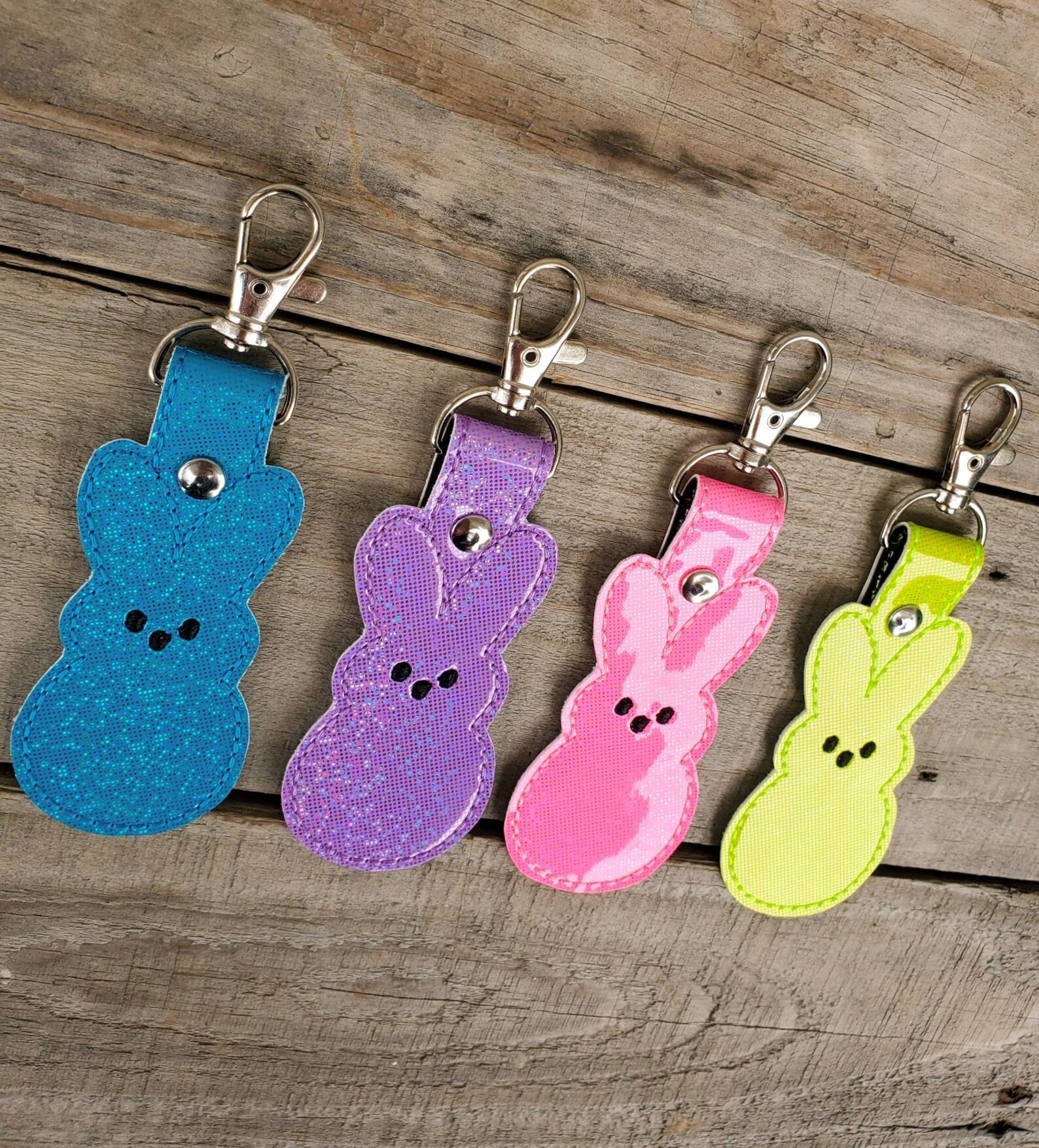 Peeps Keychain Marshmallow Zipper Pull Easter Bunny Backpack - Etsy