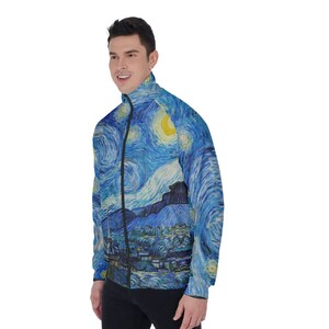 Vincent Van Gogh Starry Night Jacket- All Over Print Unisex Jacket ...