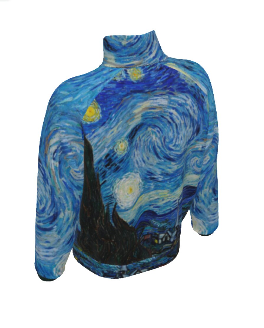 Vincent Van Gogh Starry Night Jacket All Over Print Unisex | Etsy