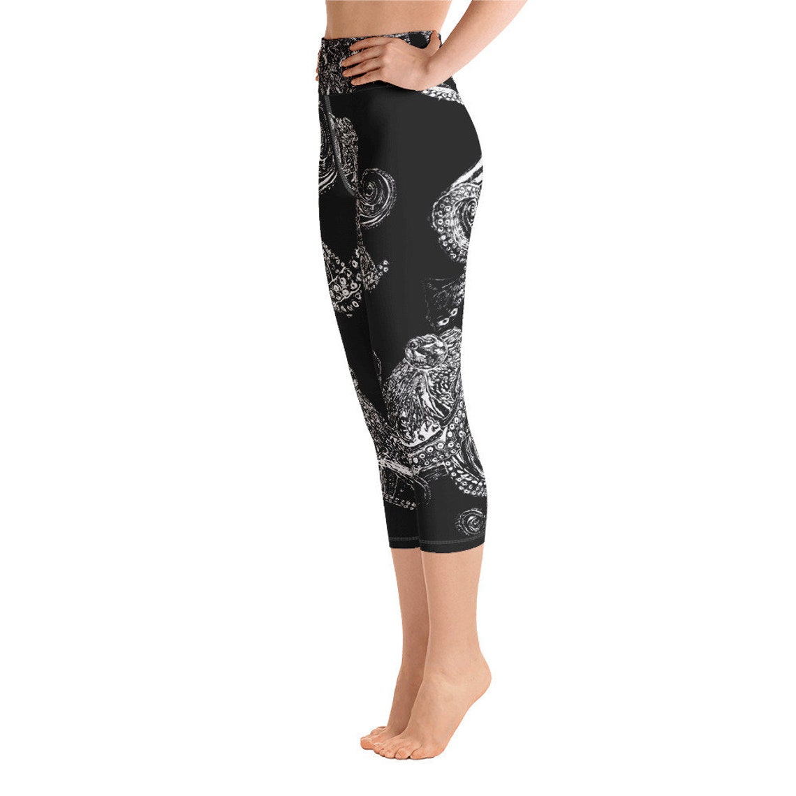 Octopus Leggings All Over Print Yoga Leggings Yoga Pants - Etsy