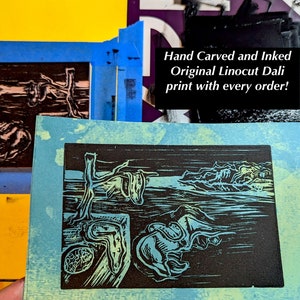 Dali Die Cut Mini Sticker Pack Original Art Salvador Dali Elements ...