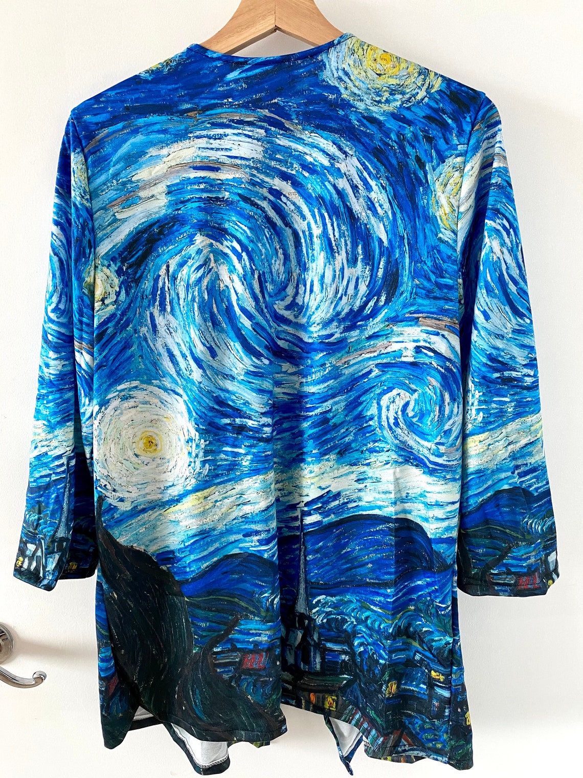 Vincent Van Gogh Starry Night - All-over Print Cardigan- Overshirt ...